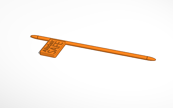 3D design Breech flag - .308 - Tinkercad