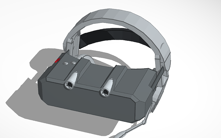 3D design Gaming VR/ AR goggles - Tinkercad