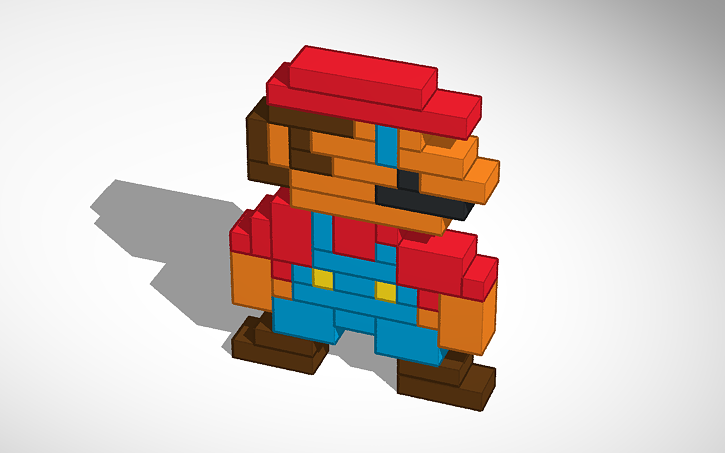 3D design mario - Tinkercad