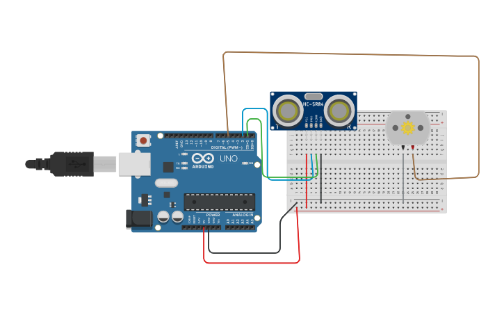 Circuit design DC CONTROLLED MOTORS | Tinkercad
