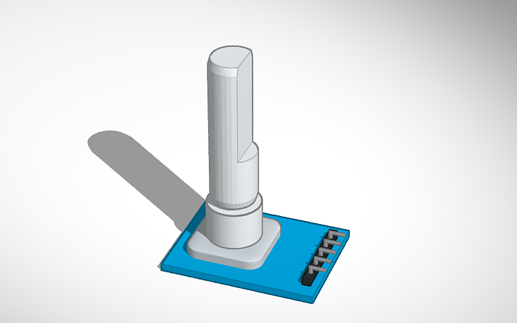3D design Encoder Rotativo - Tinkercad