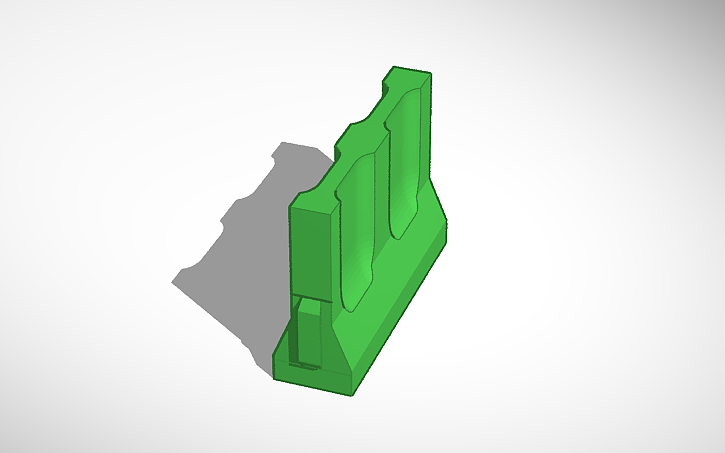 3D design Barricade Interlock Vase Mode - Tinkercad