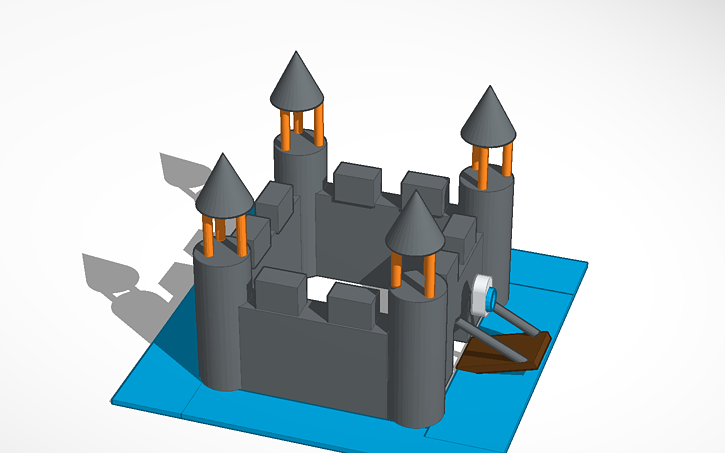 3D design Castle - Tinkercad