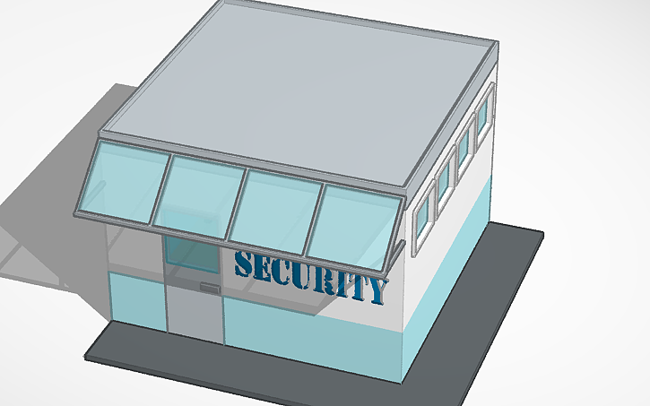 3D design security office - Tinkercad