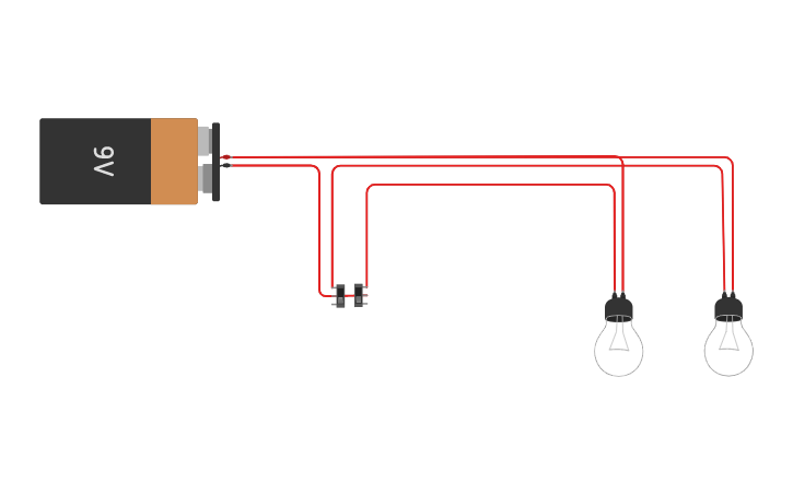 Circuit design Komütatör Anahtar Tesisatı | Tinkercad Circuit design Komütatör Anahtar Tesisatı | Tinkercad