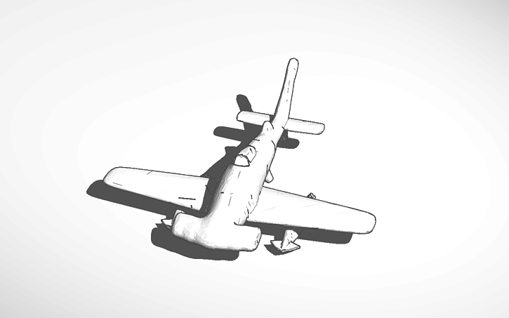 3D design hammerhead plane - Tinkercad