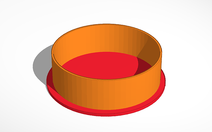 3D design KG-Rohr Deckel - Tinkercad