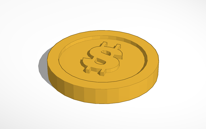 3D design Coin - Tinkercad