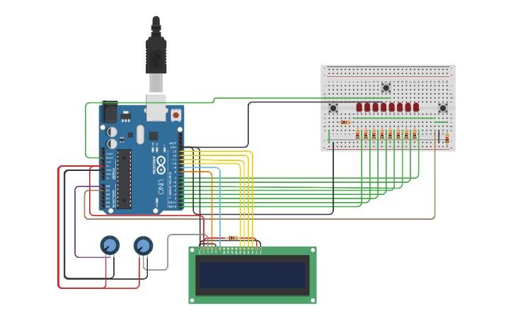 Circuit design ping pong - Samyra Neves | Tinkercad