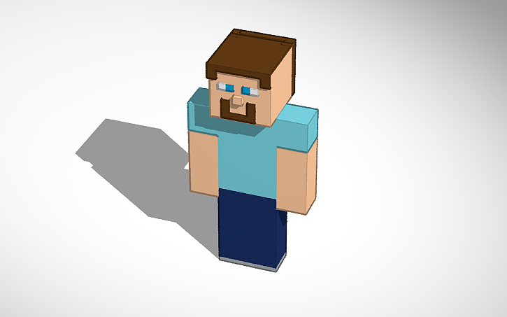 3D design Steve de Minecraft | Tinkercad