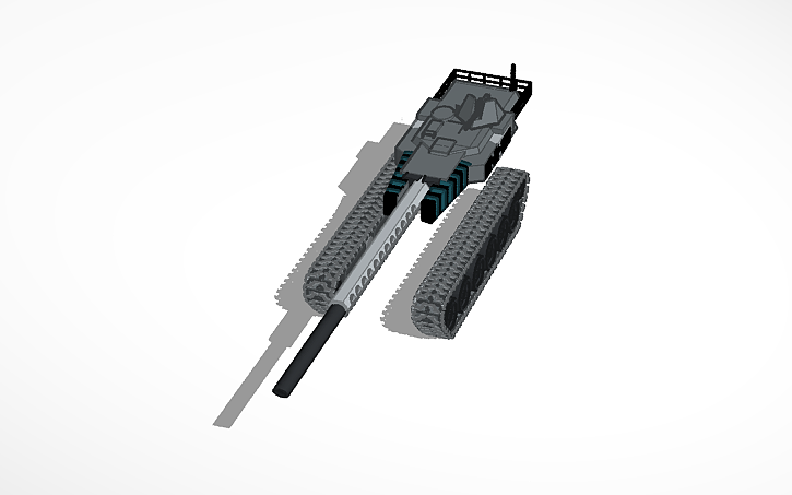 3D design MK-x1 Experimental Tank - Tinkercad