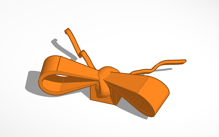 3D design bow - Tinkercad