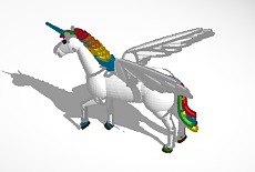 3D design Unicorn | Tinkercad
