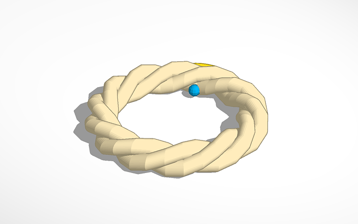 3D design Matt Plastic Thingy Cool Braid - Tinkercad