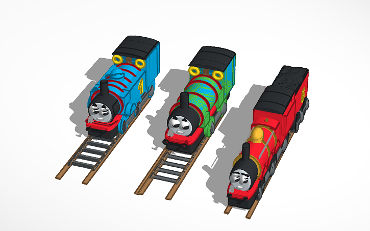 3D design thomas da train - Tinkercad