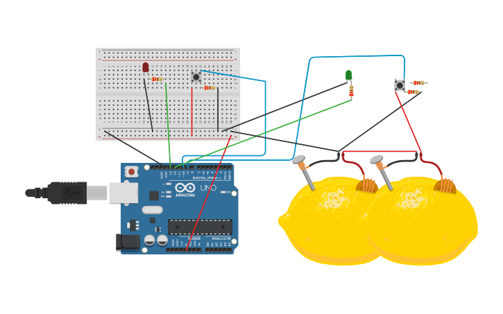Circuit Design Buttons Potato Tinkercad