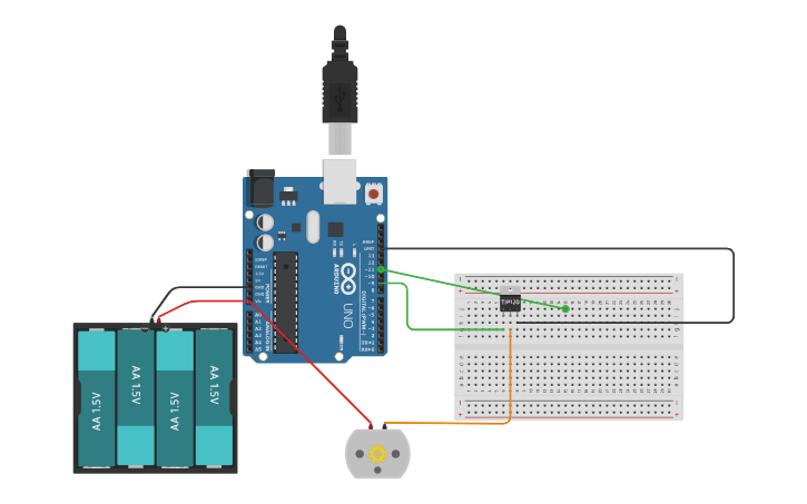 Circuit design Module 8 Part 2: Mechanics of a transistor - Tinkercad