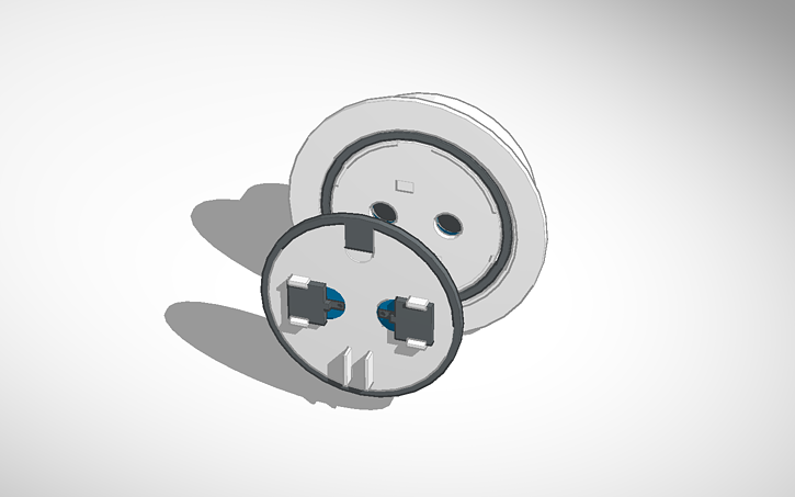 3D design Magnetic plug and socket - Tinkercad