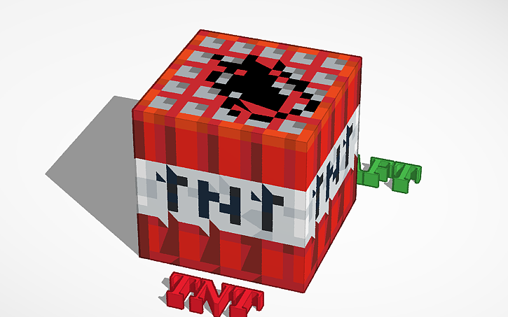 3D design TNT - Tinkercad