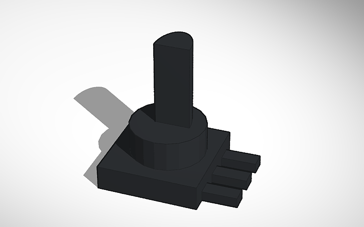3d Design Potentiometer Tinkercad