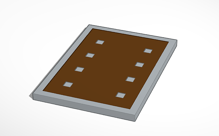 3D design Minecraft Shield - Tinkercad