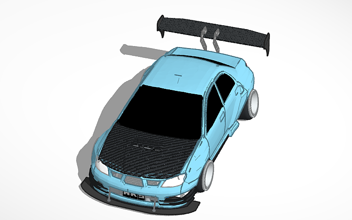 3D design EPIC SUBARU STX (DONE!) NO INTERIOR - Tinkercad