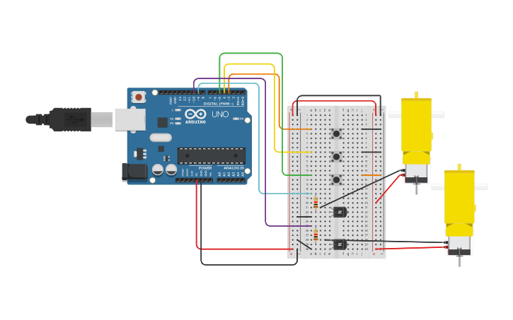Circuit design Biomedical Workshop - Tinkercad