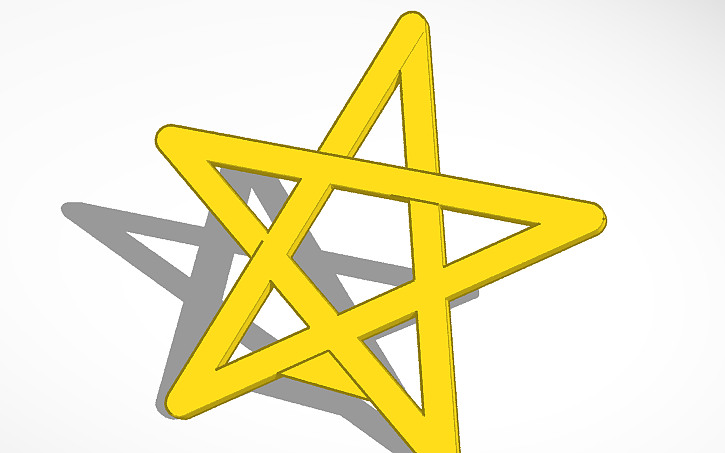 3D design Star - Tinkercad