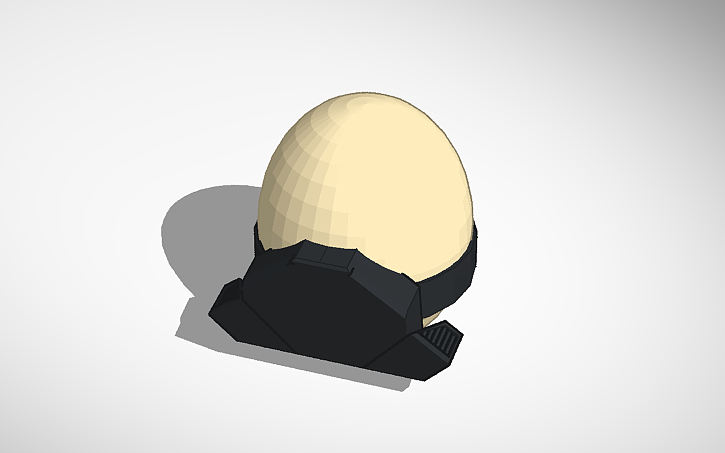 3D design MTF gas mask - Tinkercad