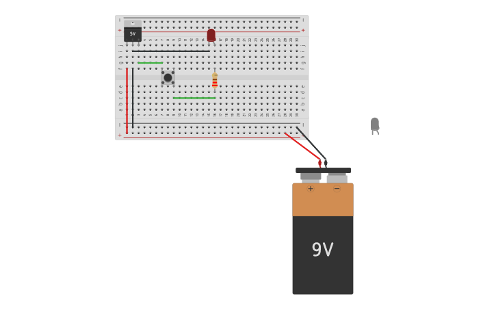 Circuit design LED GLOWING ACTIVITY WITH SWITCH - Tinkercad