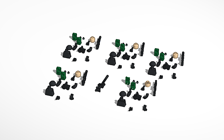 3D design Lego people - Tinkercad