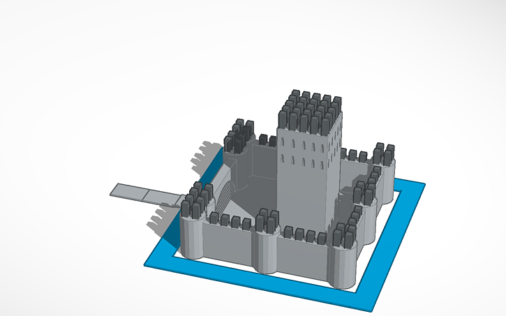 3D design The castle | Tinkercad