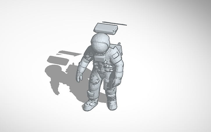 3D design astronaut - Tinkercad