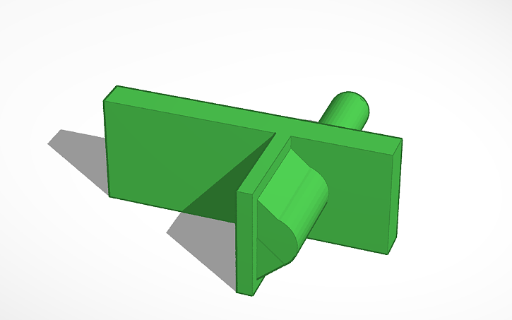 3D design Shelf Bracket - Locker (single) - Tinkercad