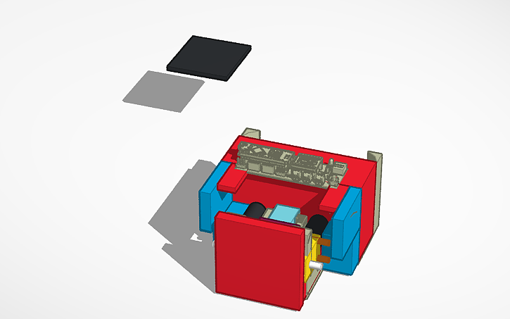 3D design Copy of PLANTAILA BASE DE MOTORES PARA ROBOTS - Tinkercad
