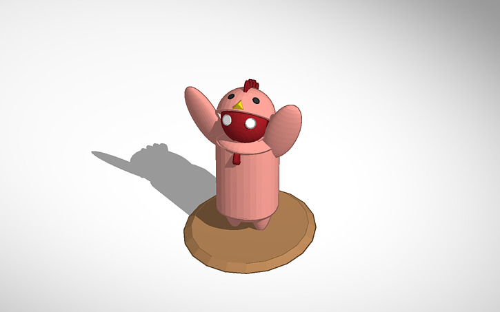 3D design Gang Beasts Chicken 2 - Tinkercad