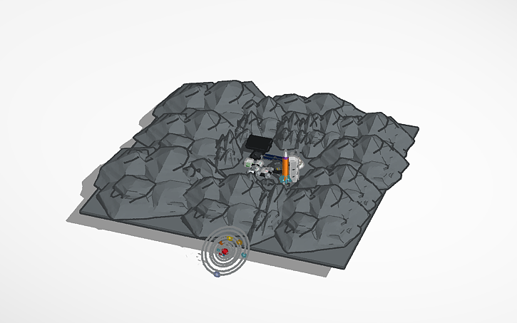 3D design Lians moonbase - Tinkercad