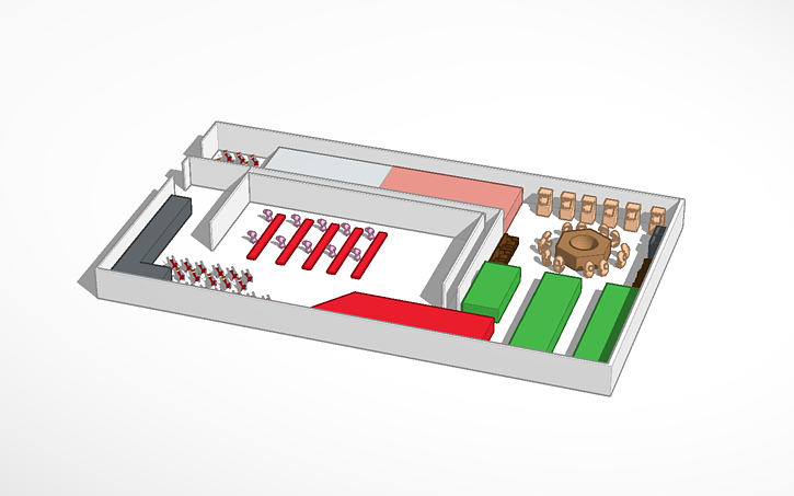 3D design 759 floor map | Tinkercad