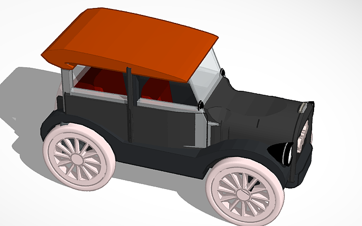 3D design 1925 Ford Model-T - Tinkercad