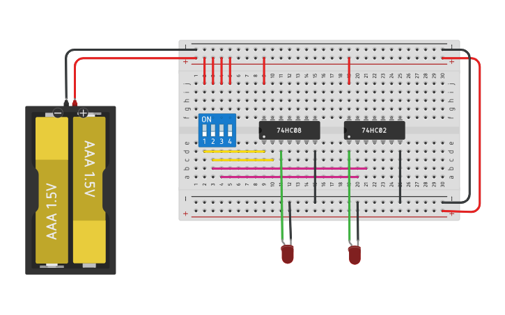 Circuit Design Ejercicio1 Lab2 Tinkercad