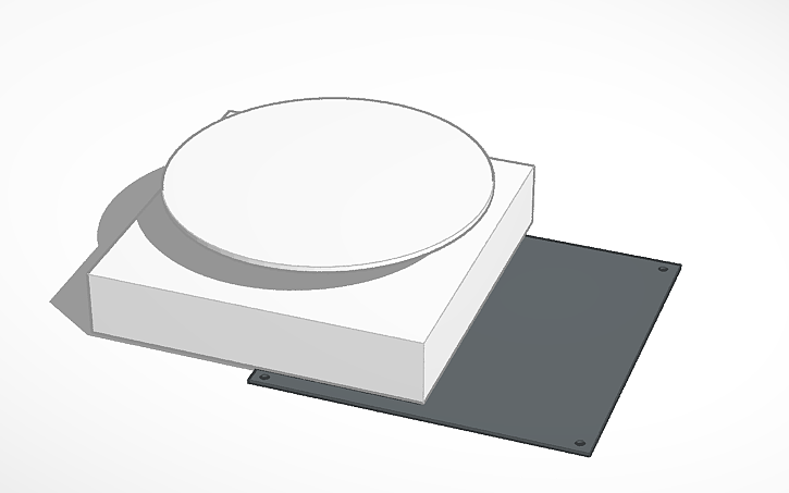 3D design Turn Table - Tinkercad