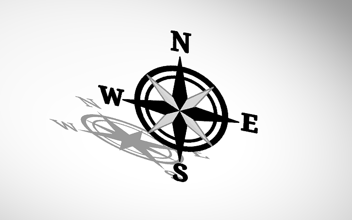 3D design Compass - Tinkercad