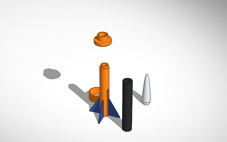 3D design P6 XPN Rocket | Tinkercad