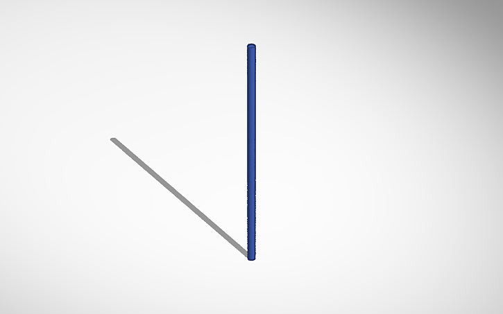 3D design rod - Tinkercad