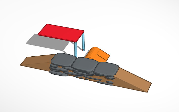 3D design rampa drop | Tinkercad