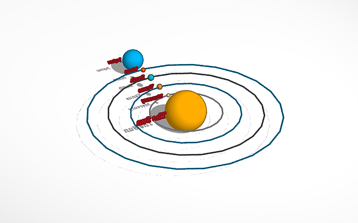 3D design Solar System - Tinkercad
