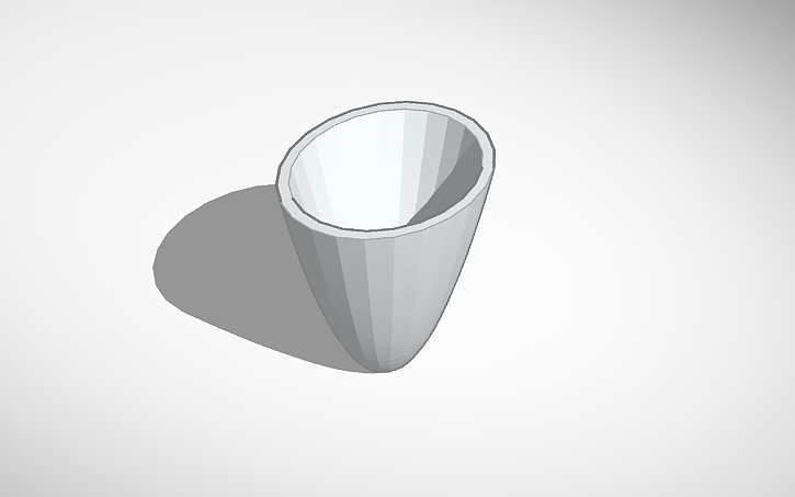 3D design fincan - Tinkercad