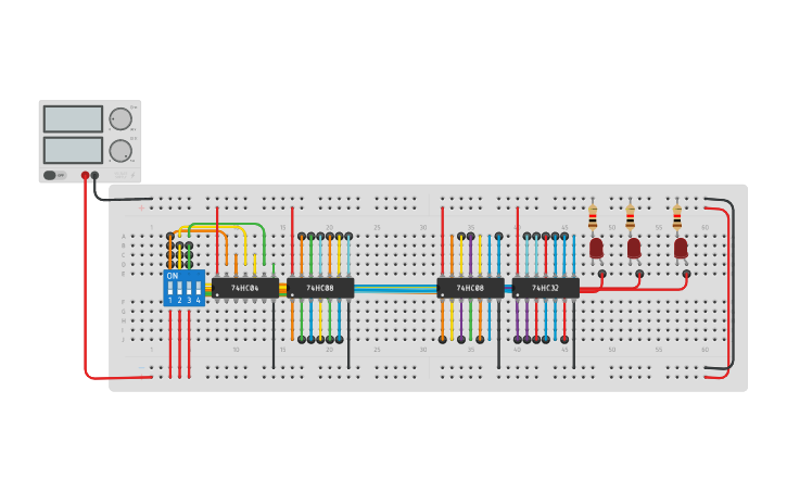 Circuit design PRACTICAL EXAM - Tinkercad