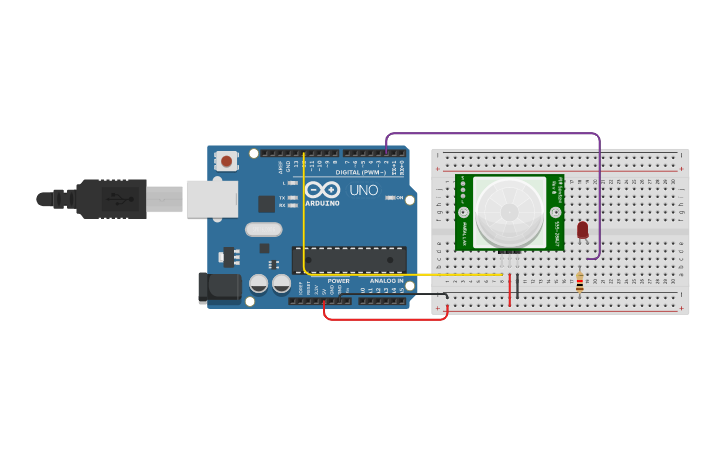 Circuit design PAULA VALADEZ - SENSOR PIR - Tinkercad