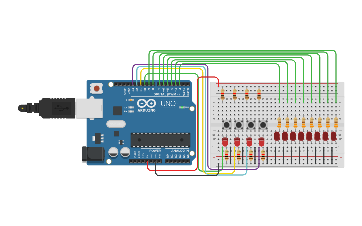 Circuit design Switch - Tinkercad
